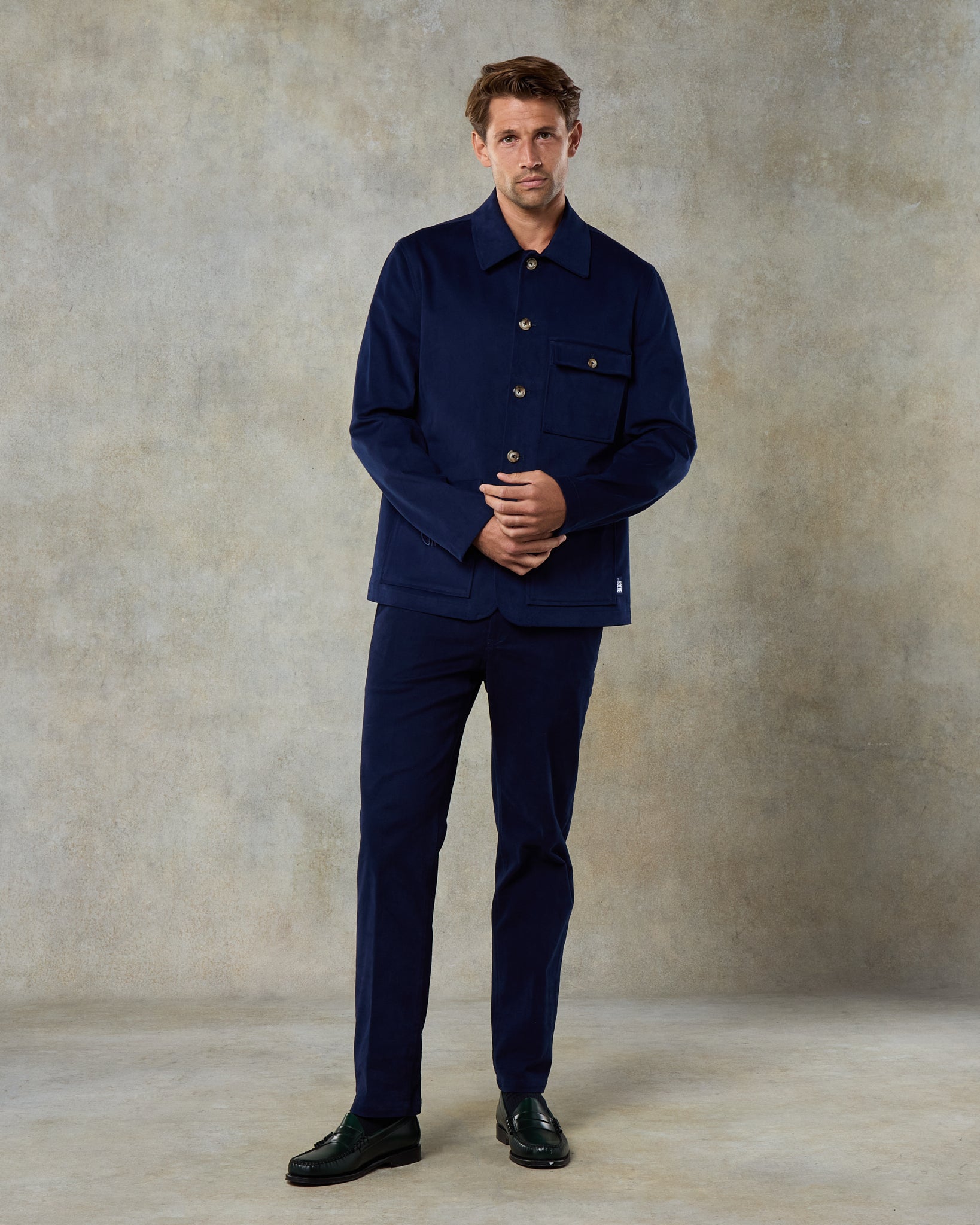 Mens Pacific Blue Cotton Suit – Batch London